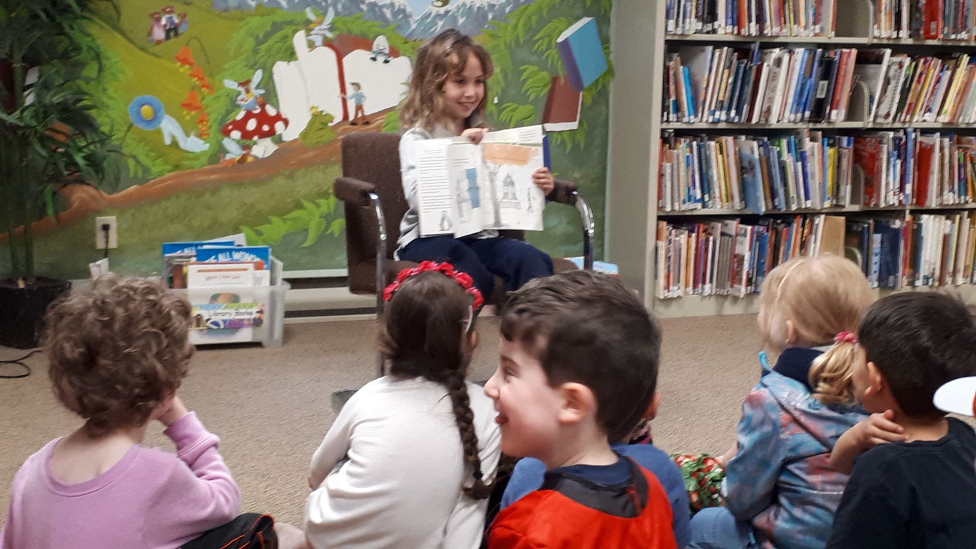 Emma is Librarian for a Day! | The OJCS Library